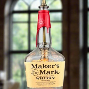 Maker's Mark Whisky 1.75L Bottle Pendant Light - Etsy