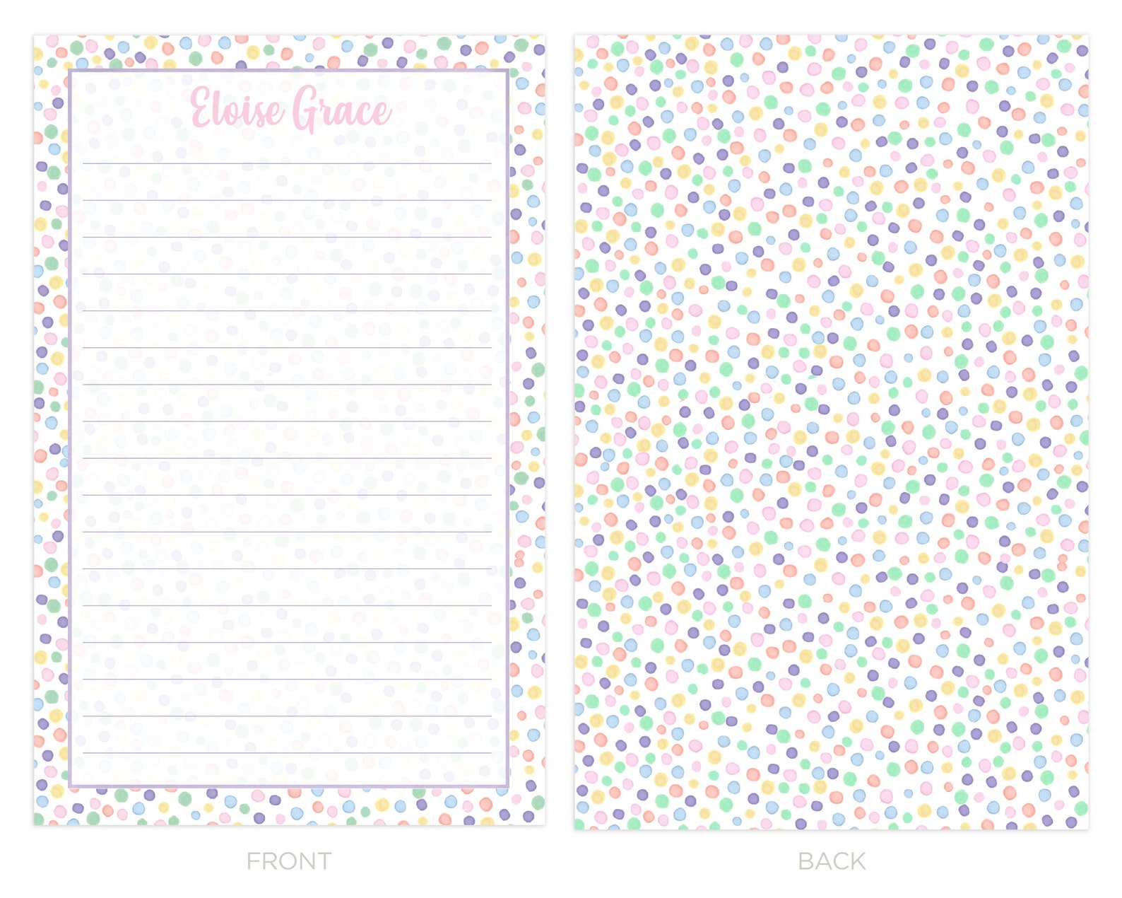 Kids Letter Writing Set Personalized Stationary Paper for - Etsy