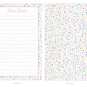 Kids Letter Writing Set, Personalized Stationary Paper for Girls ...