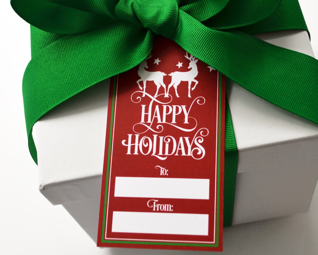Personalized Christmas Gift Tags, Custom Gift Tags, Personalized Gift ...