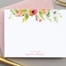 Personalized Floral Stationary Set Personalized, Note Cards Set, Pink ...