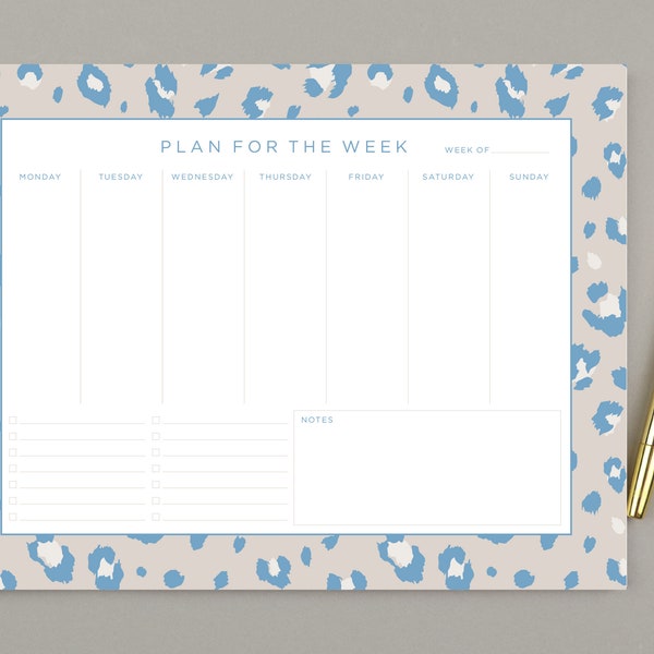 Weekly Task Pad - Etsy