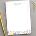 Girls Personalized Notepad, Girls Stationary Personalized Stationary ...