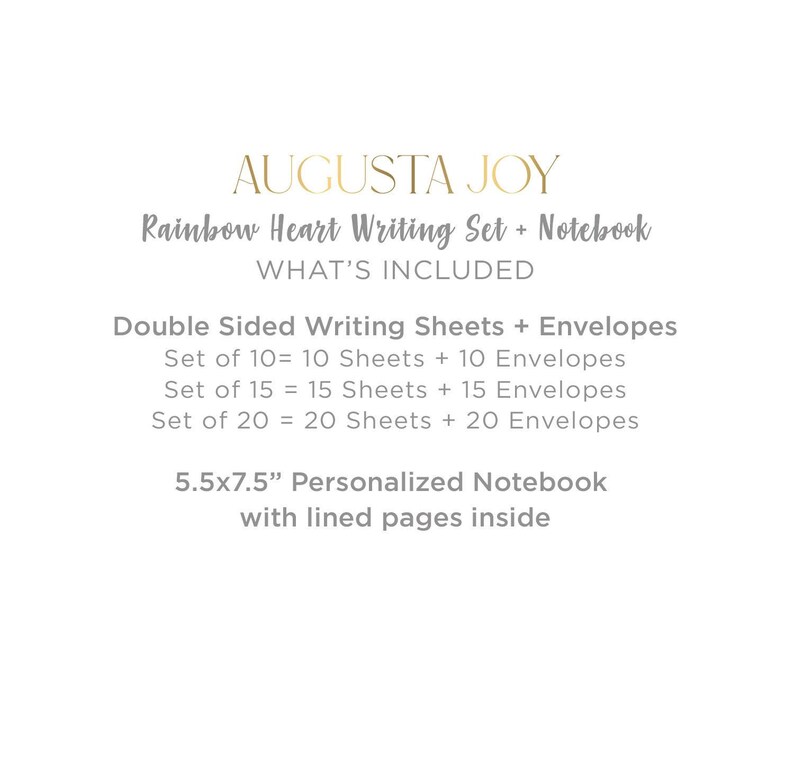 Kids Letter Writing Set, Personalized Stationary Paper for Girls ...