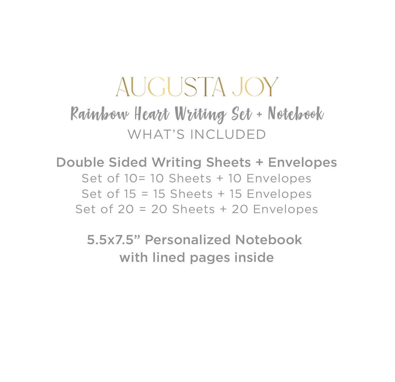 Kids Letter Writing Set, Personalized Stationary Paper for Girls ...