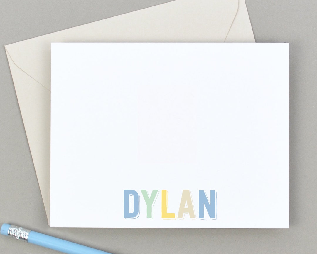 Boys Stationery Set, Boys Stationary Personalized Stationary ...