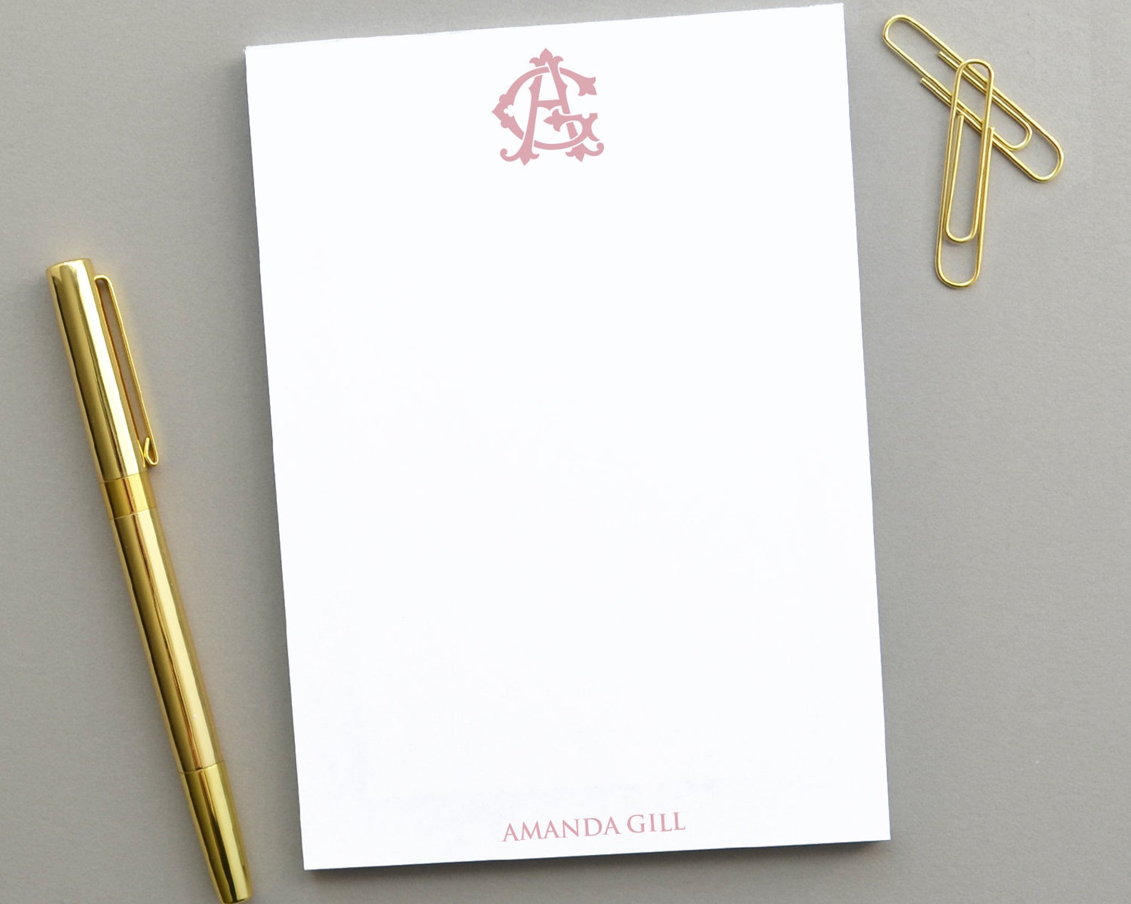 Personalized Notepad Monogrammed Notepad Customized Notepad - Etsy