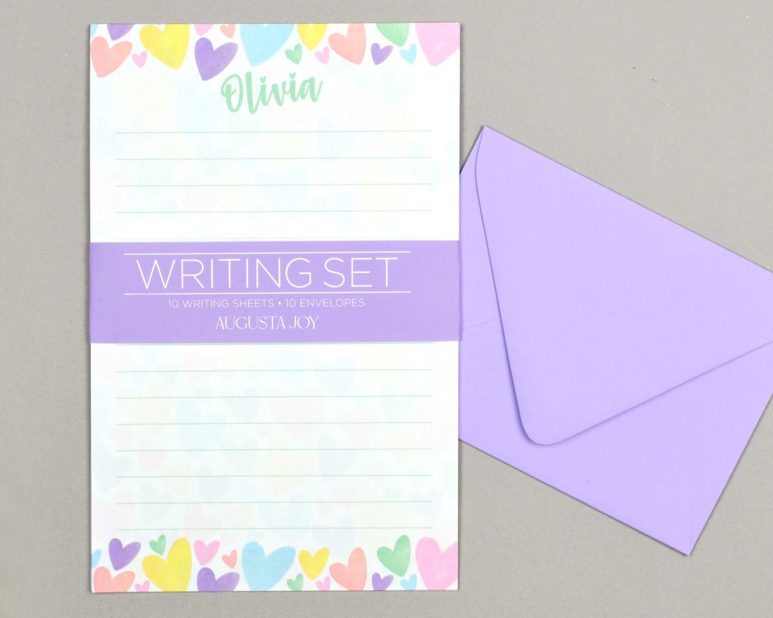 Kids Letter Writing Set, Summer Camp Stationery, Personalized ...