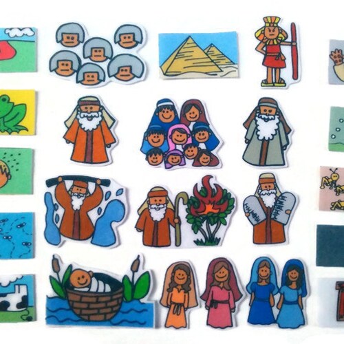 Jonah and the Whale Felt / Flannel Board Bible Story Set - Etsy