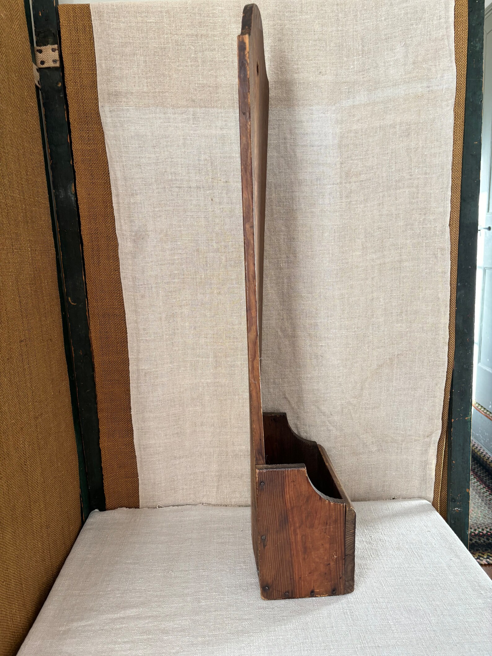 19th Century Tall, Hanging Scouring Box, New England, Primitive Kitchen ...