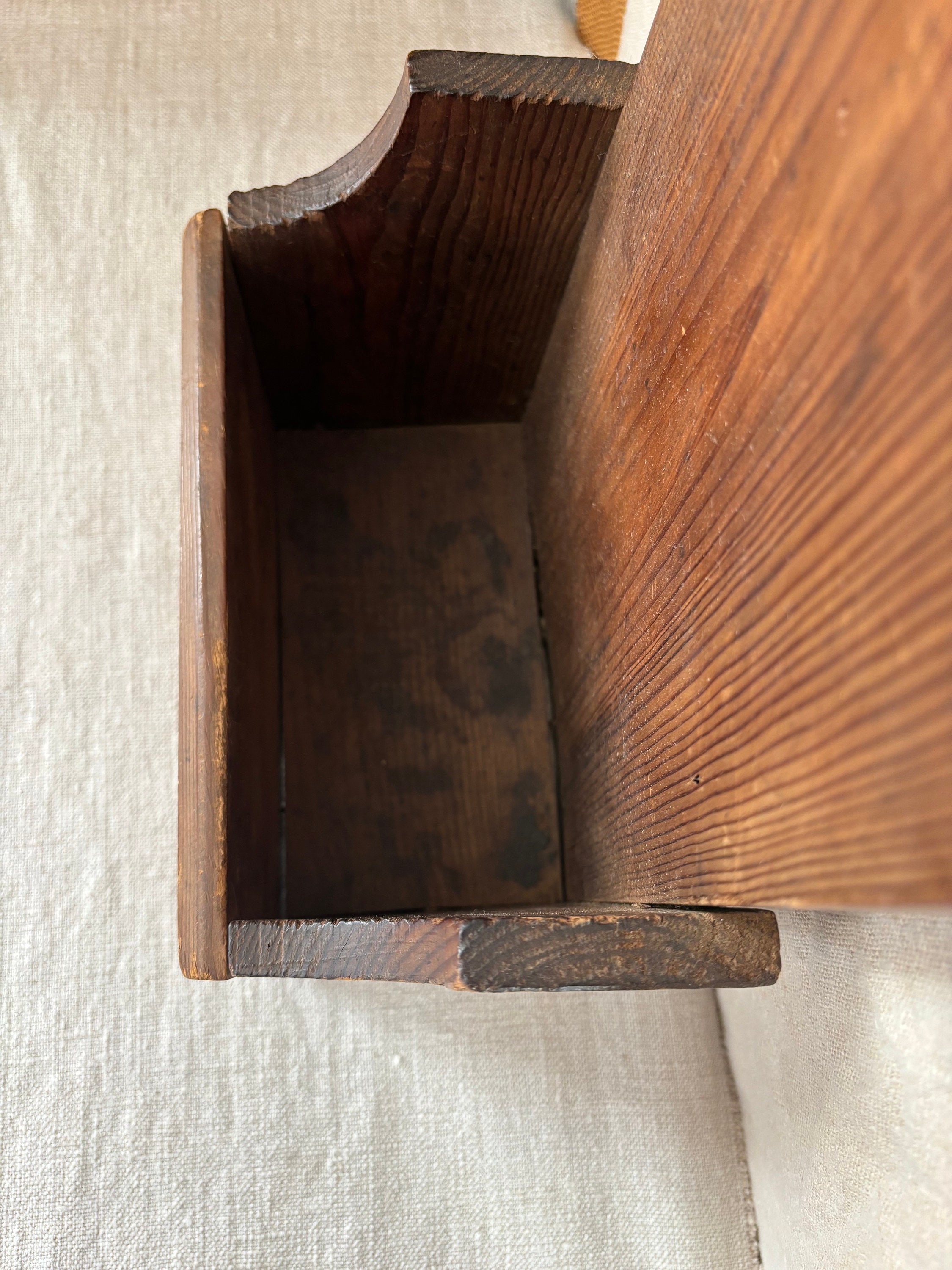 19th Century Tall, Hanging Scouring Box, New England, Primitive Kitchen ...