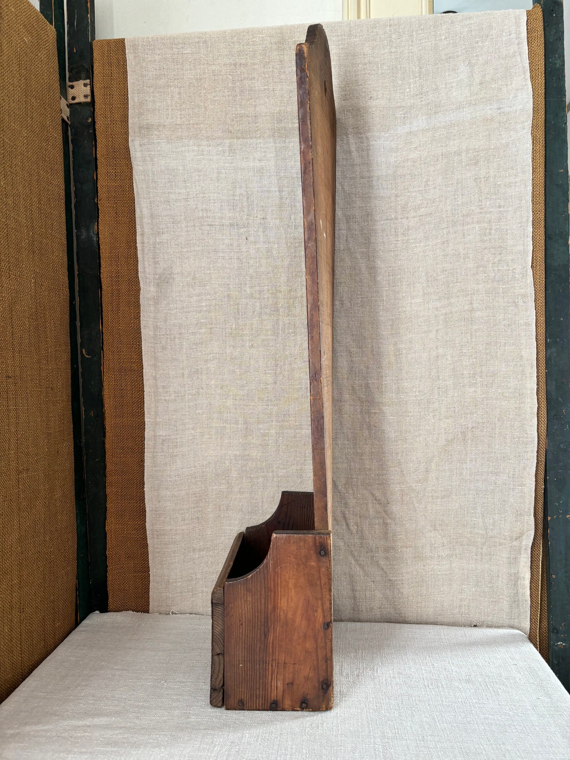 19th Century Tall, Hanging Scouring Box, New England, Primitive Kitchen ...