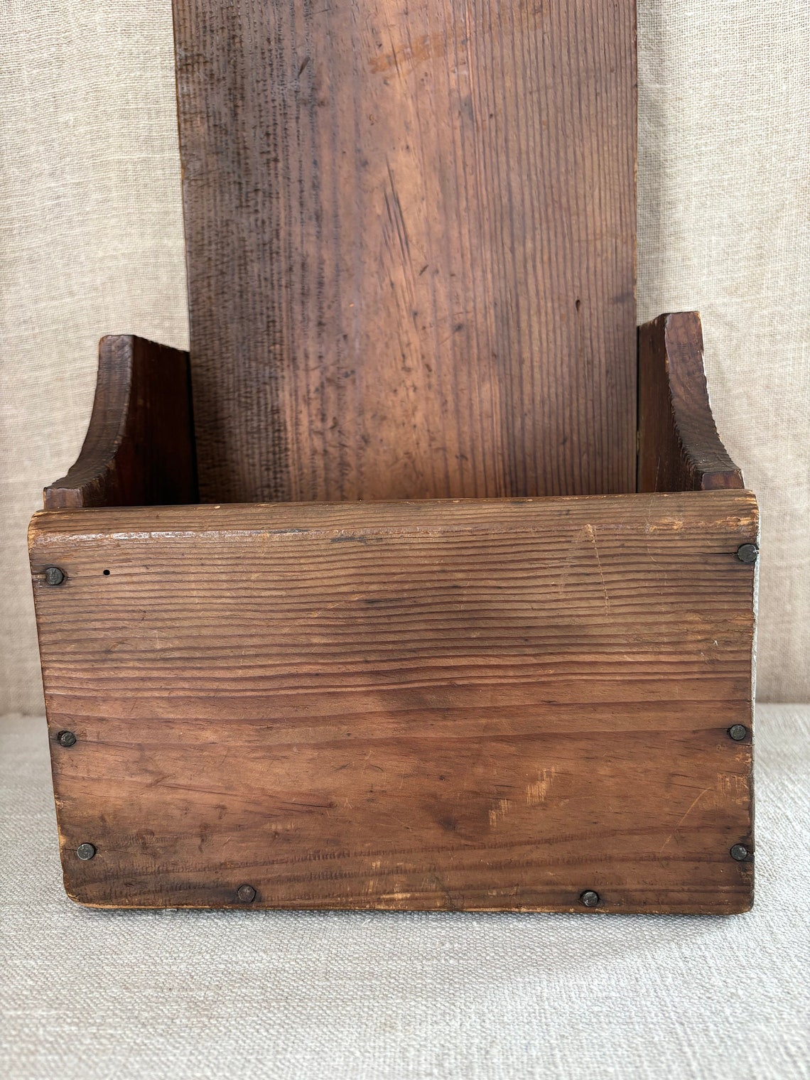 19th Century Tall, Hanging Scouring Box, New England, Primitive Kitchen ...