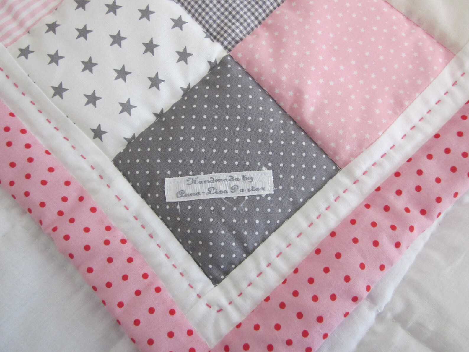 Handmade Patchwork Baby Quilt With Beatrix Potter Fabric - Etsy