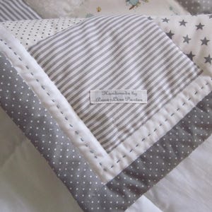 Handmade Patchwork Baby Cot Quilt With Beatrix Potter Fabric - Etsy