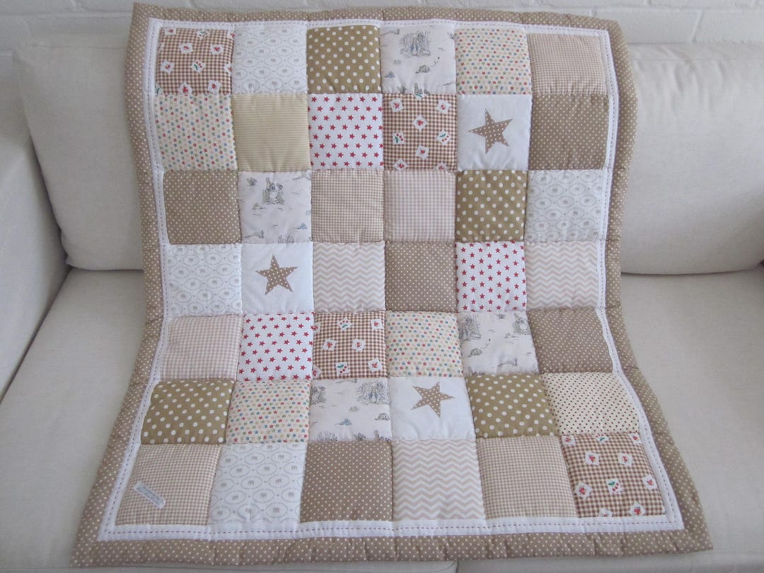 Handmade Patchwork Cot Quilt With Beatrix Potter Fabric - Etsy