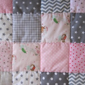Handmade Patchwork Cot Quilt With Beatrix Potter Fabric - Etsy