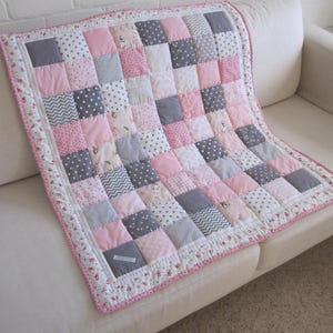 Handmade Patchwork Cot Quilt With Beatrix Potter Fabric - Etsy
