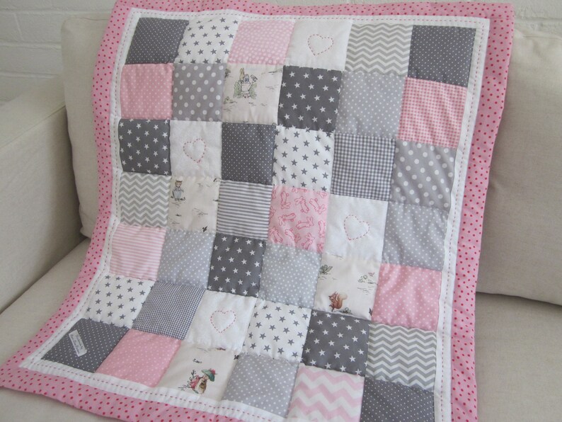 Handmade Patchwork Baby Quilt With Beatrix Potter Fabric - Etsy