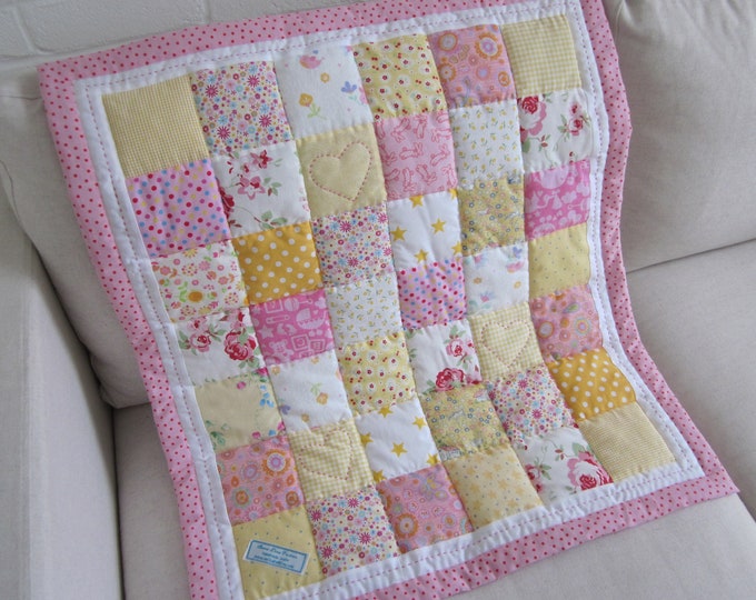 Handmade Patchwork Baby Quilt - Etsy