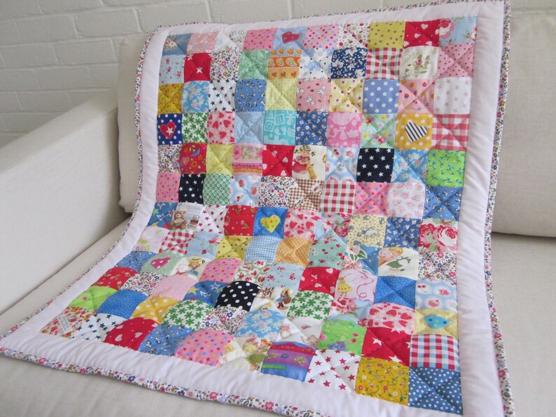 Handmade Patchwork Quilt Play Mat - Etsy UK