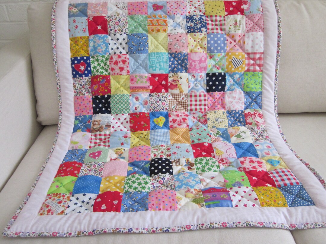 Handmade Patchwork Quilt Play Mat - Etsy UK