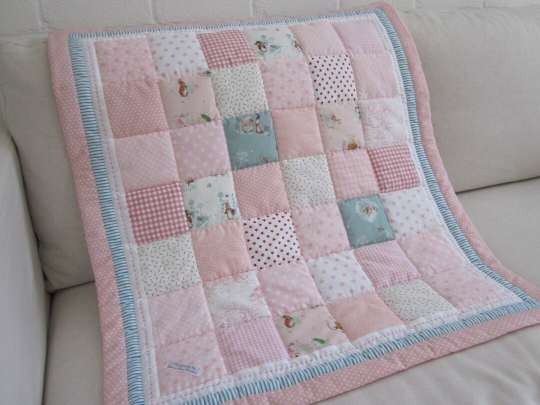 Handmade Patchwork Baby Quilt With Beatrix Potter Fabric - Etsy