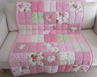 Handmade Patchwork Quilt Spring Garden - Etsy