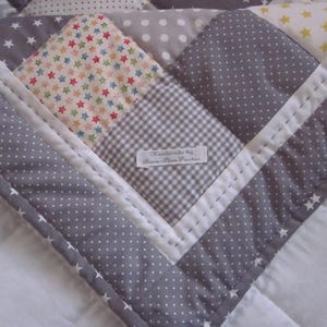 Handmade Patchwork Cot Quilt With Beatrix Potter Fabric - Etsy