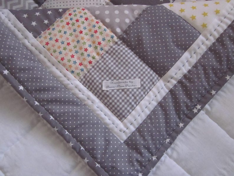 Handmade Patchwork Cot Quilt With Beatrix Potter Fabric - Etsy