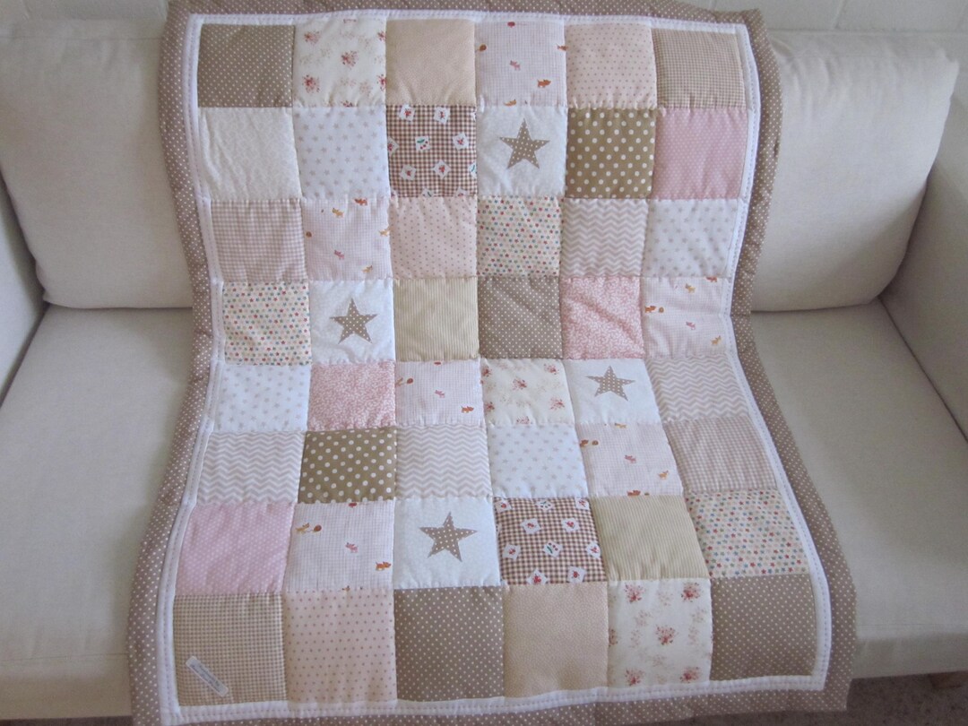 Handmade Patchwork Baby Cot Quilt - Etsy