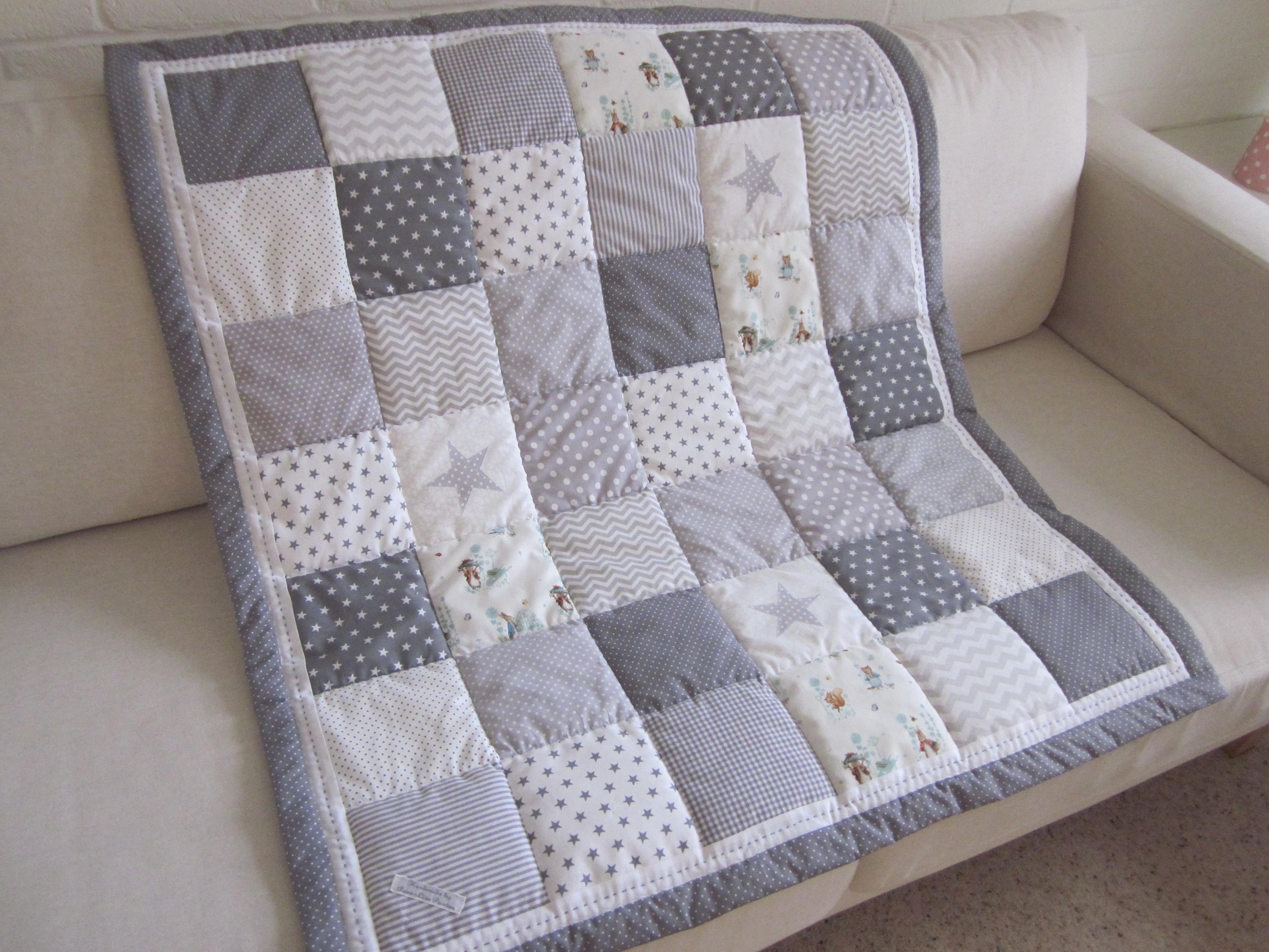 Handmade Patchwork Baby Cot Quilt With Beatrix Potter Fabric - Etsy