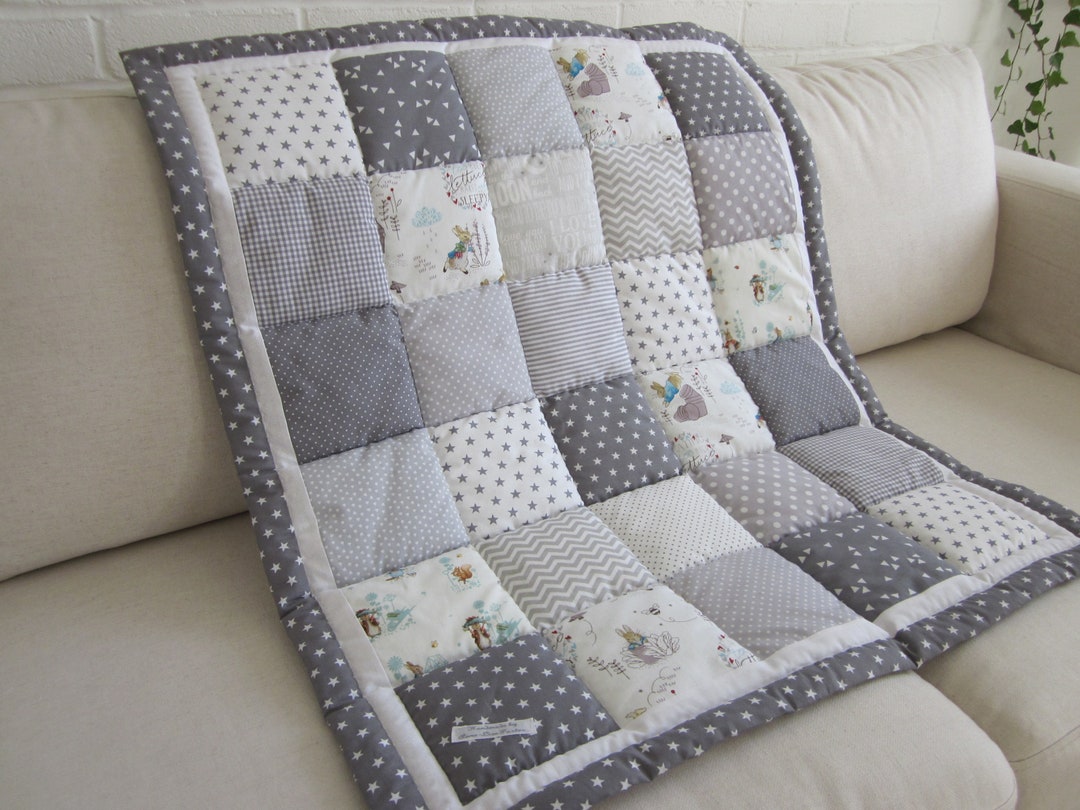 Handmade Patchwork Baby Quilt With Beatrix Potter Fabric - Etsy