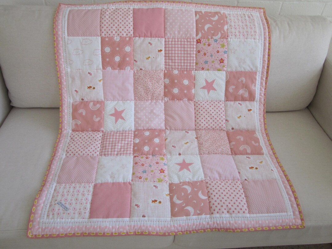 Handmade Patchwork Baby Cot Quilt - Etsy