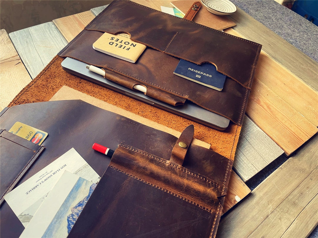 Personalized Leather Mocrosoft Surface Pro 9 Case Laptop 3 4 5, SE, Go ...