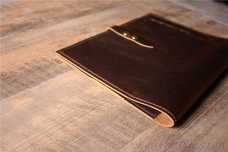 Leather Portfolio Case Personalized Padfolio A4 Mens Folder - Etsy