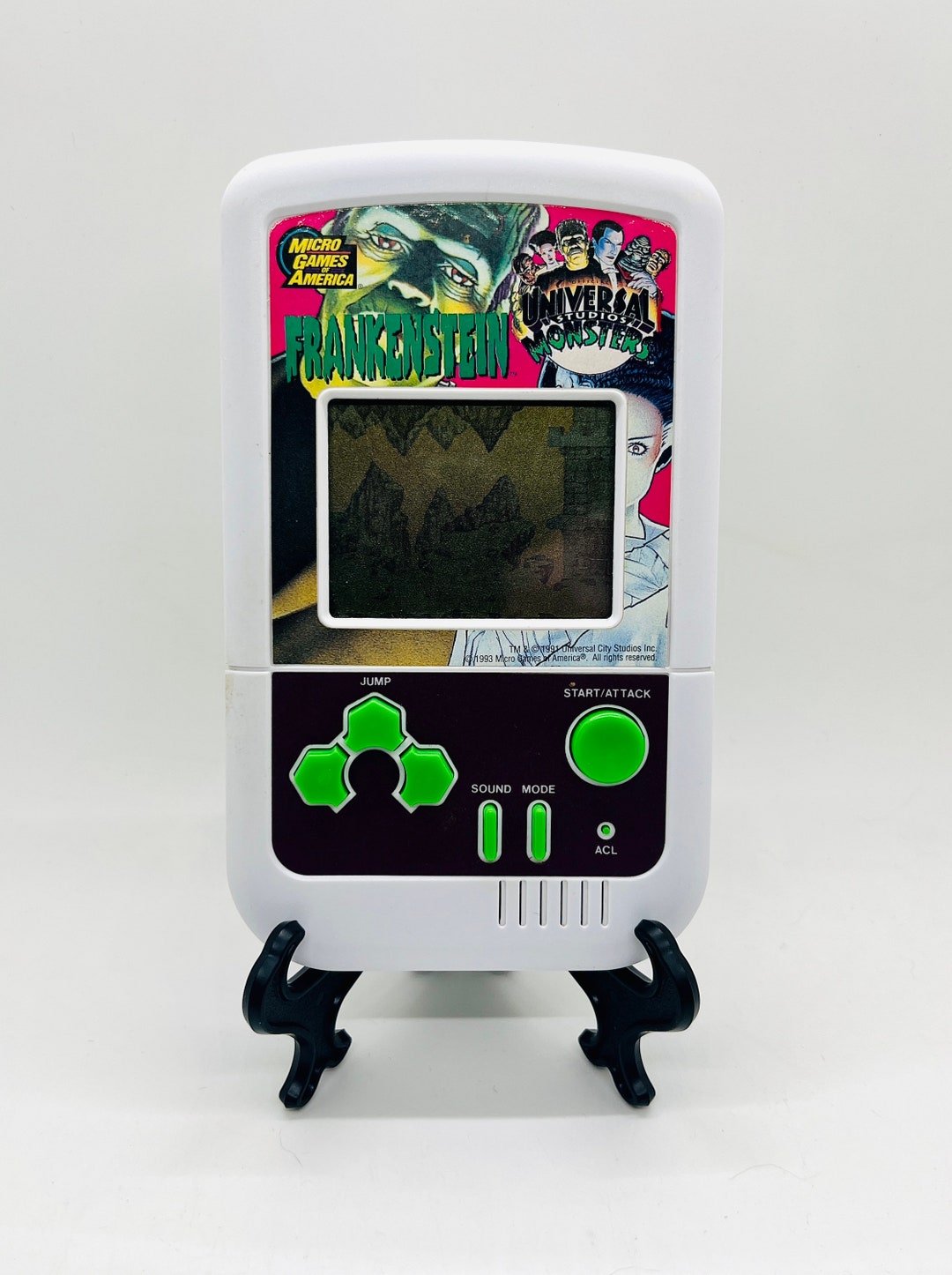 Rare Universal City Studios Monsters frankenstein Handheld - Etsy