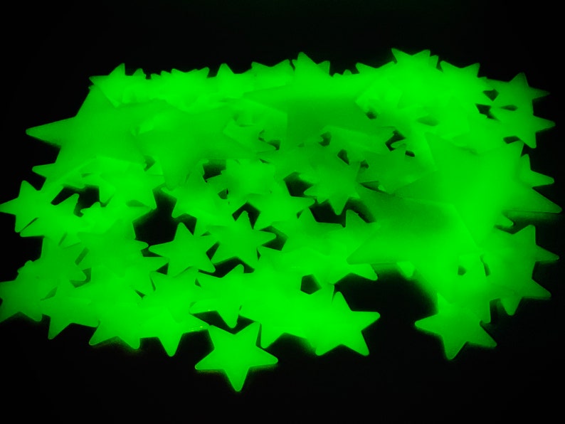 Vintage Glow-in-the-dark Plastic Stars • Wonder Stars by Great ...