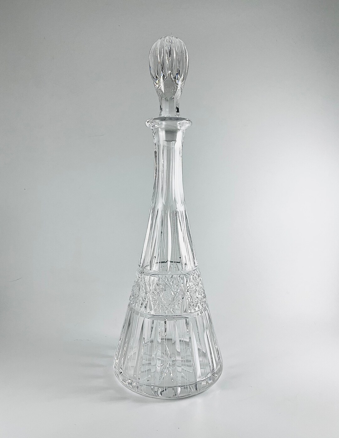 Rare Brewers Star Pyramid Style Crystal Decanter - Etsy