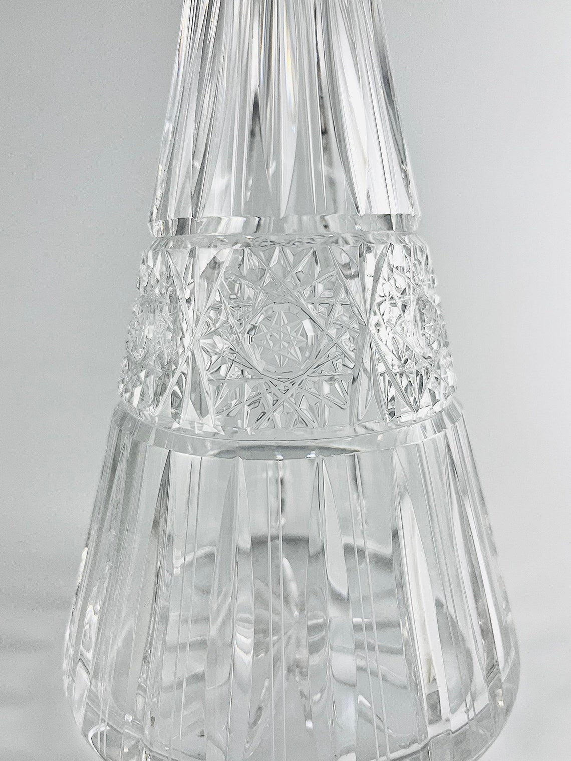 Rare Brewers Star Pyramid Style Crystal Decanter - Etsy