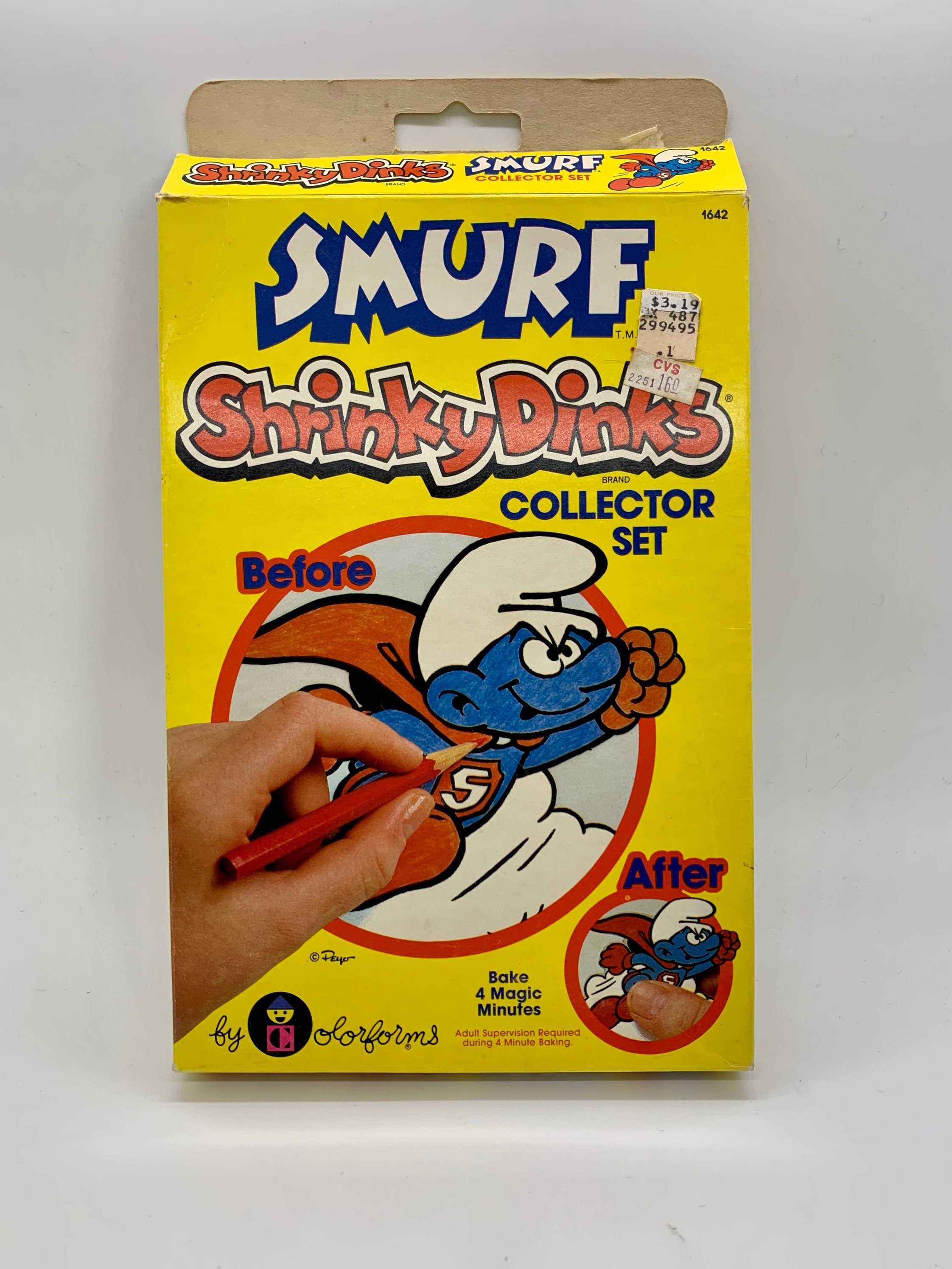 1981 Colorforms Smurf Shrinkydinks Collector Set - Etsy