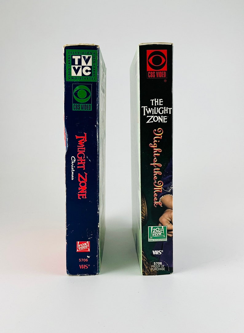 Rare Twilight Zone Christmas VHS Lot of 2 Includes Original - Etsy