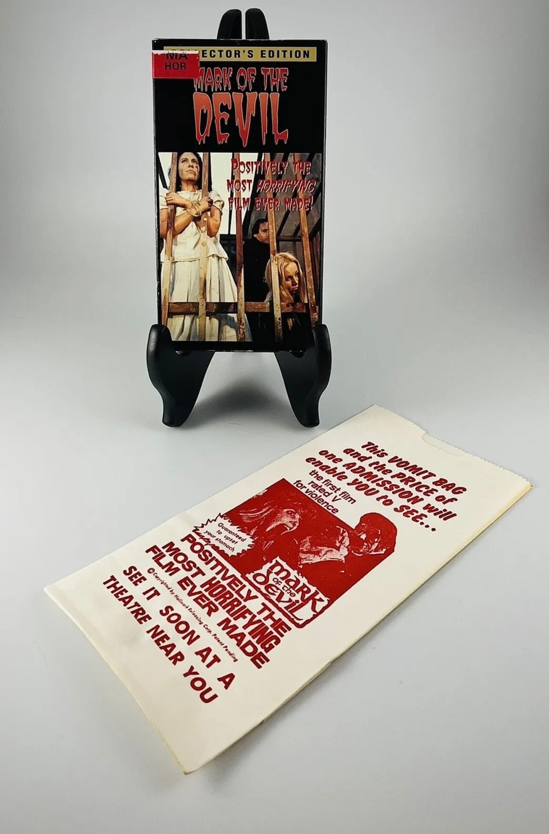 Mark of the Devil VHS & Barf Bag Lot - Etsy