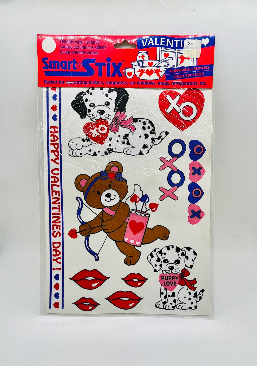 Rare Vintage Paper Magic Group Valentine Smart-stix Vinyl Decals by ...