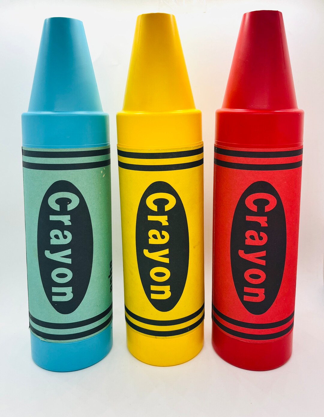 Vintage 12 Crayola Crayon Piggy Bank - Etsy