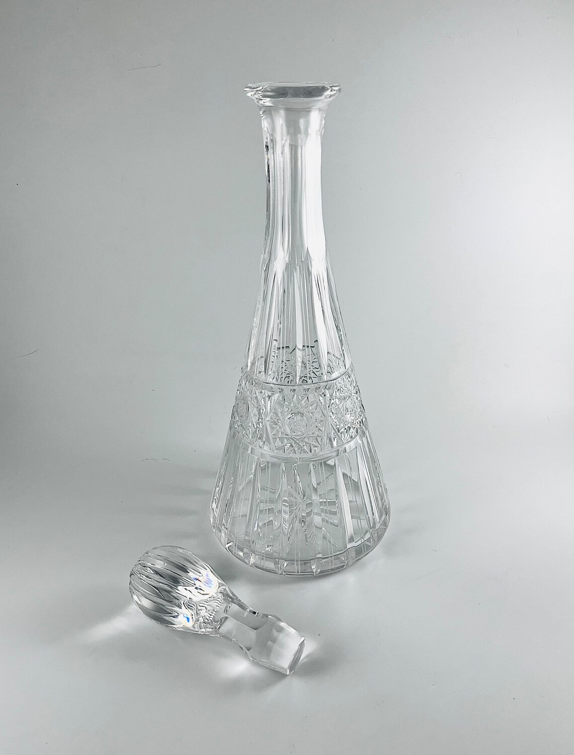 Rare Brewers Star Pyramid Style Crystal Decanter - Etsy
