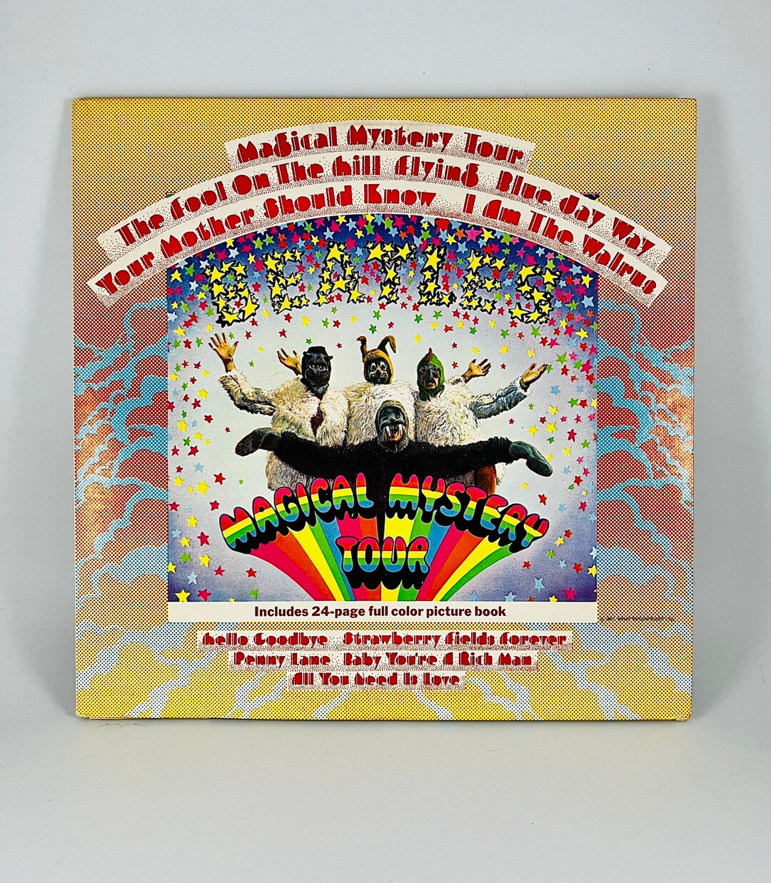 The Beatles magic Mystery Tour 1976 RE Vinyl LP Orange - Etsy