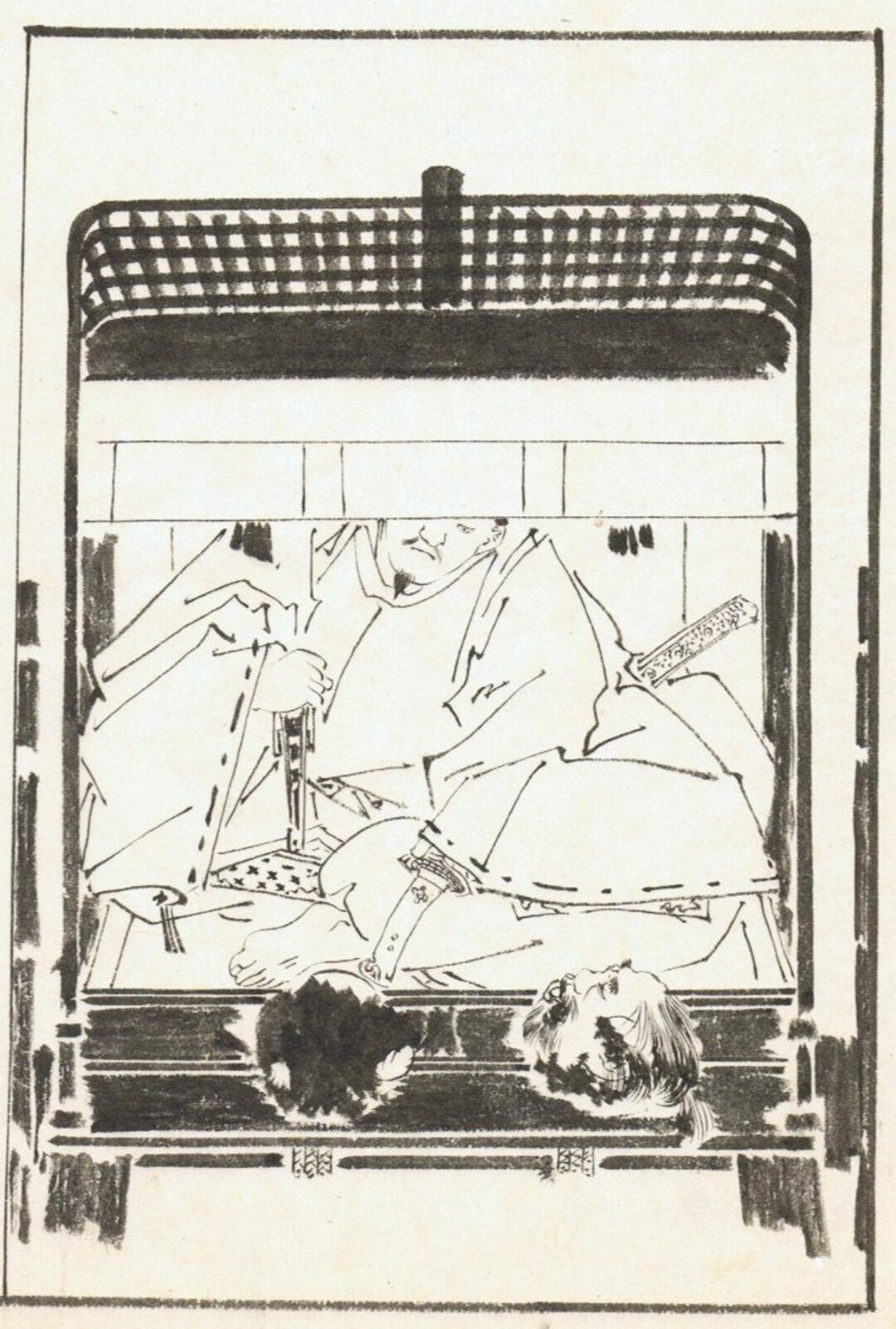 Severed Heads of Defeated Samurai Antique Japanese Woodblock Ukiyo-e ...