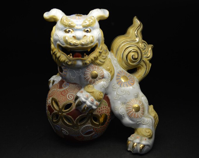 Japanese Kutani Shi Shi Foo Dog. - Etsy