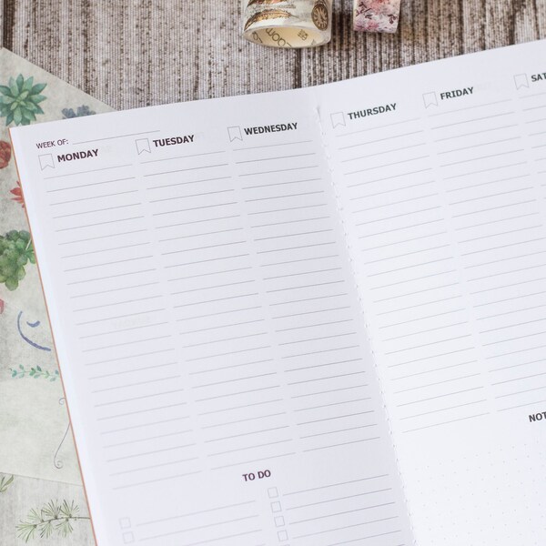 Midori Weekly Refill - Etsy